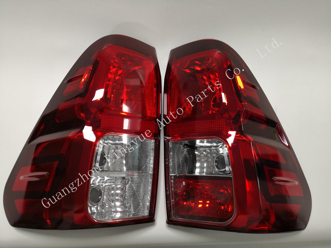 Plastic Toyota Hilux Revo Parts / Tail Lamp Halogen Type 2015 Model Compatible