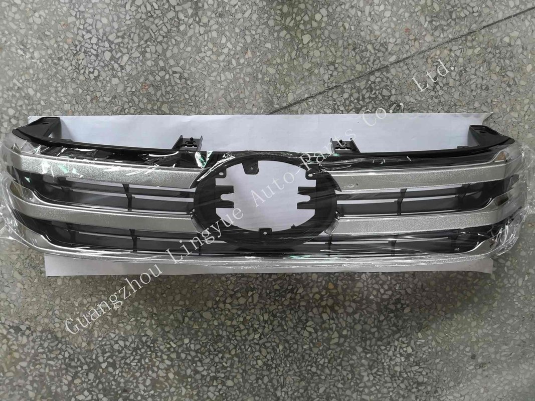 Chrome Plastic Toyota Hilux Revo Parts / Front Grille Normal Size With Logo