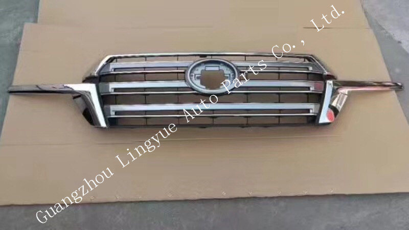ABS Plastic Toyota Land Cruiser Spare Parts , 2016 SUV Front Grille Bumper Guard