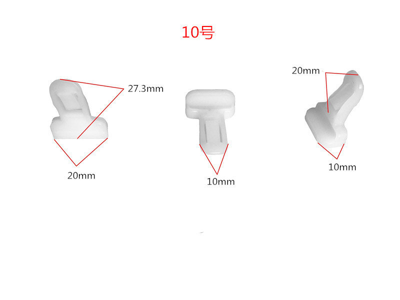 Vehicle Universal Plastic Clips And Fasteners Push In Type Lingyue Branded