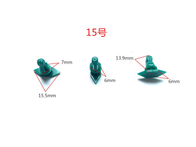 Multicolored Universal Nylon Auto Clips / Automotive Push Pins Non - Magnetic Type