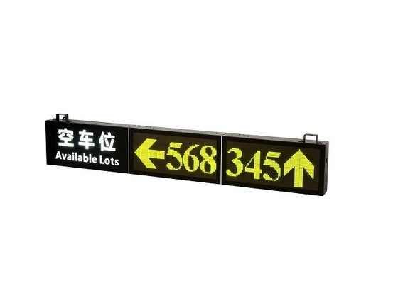 Customized Dimension LED Parking Light Sign Two Direction Low Power Dissipation