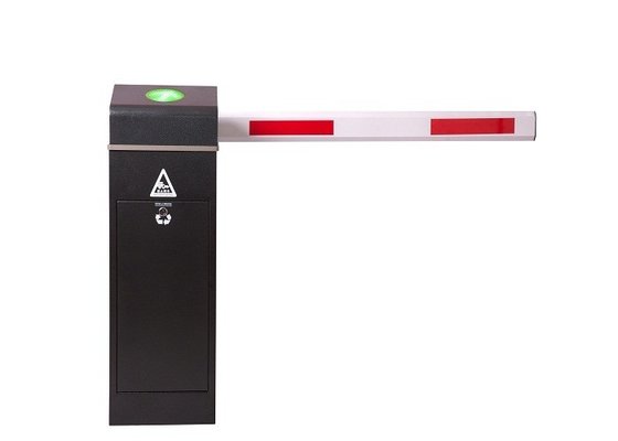 Black Expressway Toll Gate Barrier , Automatic Vehicle Control Barriers With LED