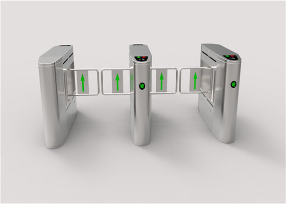 Access Control Swing Speed Gate Turnstile Anti - Rushing For Office Building