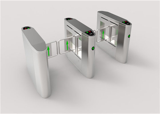 Access Control Swing Speed Gate Turnstile Anti - Rushing For Office Building