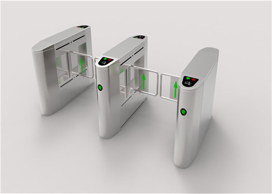 Access Control Swing Speed Gate Turnstile Anti - Rushing For Office Building