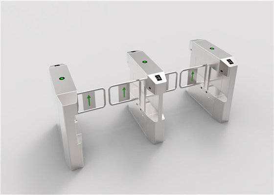 304 Stainless Steel Speed Gate Turnstile , Turnstile Security Doors For Train Station