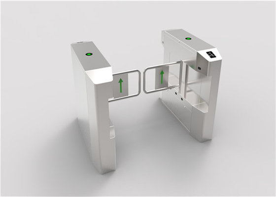 304 Stainless Steel Speed Gate Turnstile , Turnstile Security Doors For Train Station