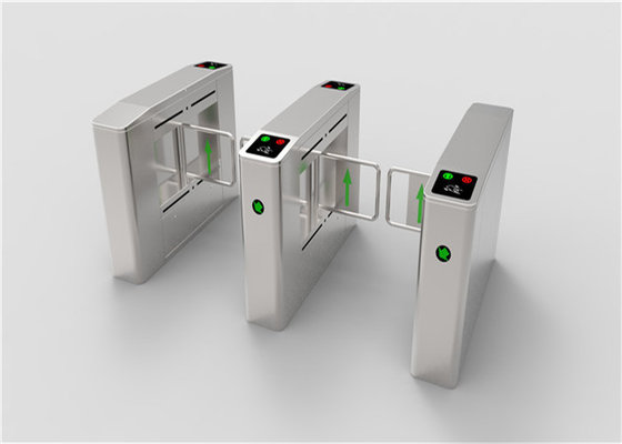 Waterproof Biometric Swing Gate Turnstile For Passenger Access Control