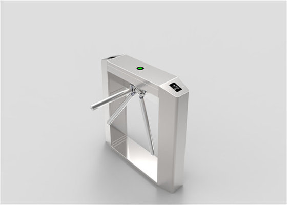 Indoor / Outdoor Electronic Turnstile Gates , 304 Stainless Steel Tripod Barrier Gate