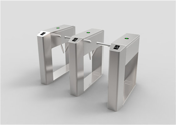 Indoor / Outdoor Electronic Turnstile Gates , 304 Stainless Steel Tripod Barrier Gate