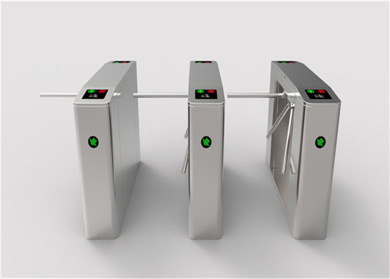 OEM Bi - Directional Tripod Turnstile Gate , School Vertical Tripod Turnstile