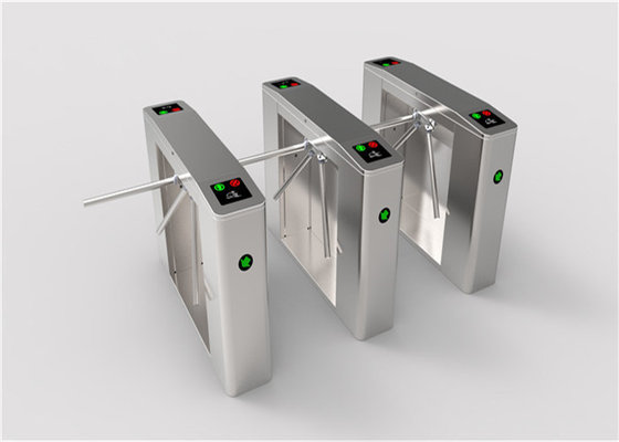 OEM Bi - Directional Tripod Turnstile Gate , School Vertical Tripod Turnstile