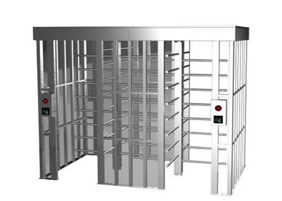 Subway Full Height Turnstile Barrier Gate 35 Persons / Min RS485 One - Way Direction
