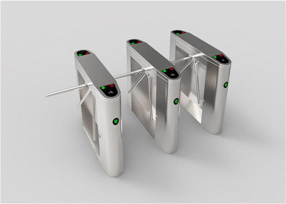 Energy Saving Speed Gate Turnstile 500mm Arm Length With Rainproof Housing