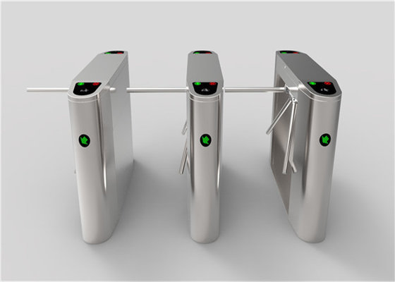 Energy Saving Speed Gate Turnstile 500mm Arm Length With Rainproof Housing
