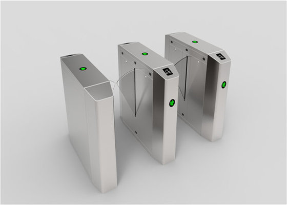 IP56 High Speed Gate Turnstile OEM RFID Facial Recognition Flap Barrier