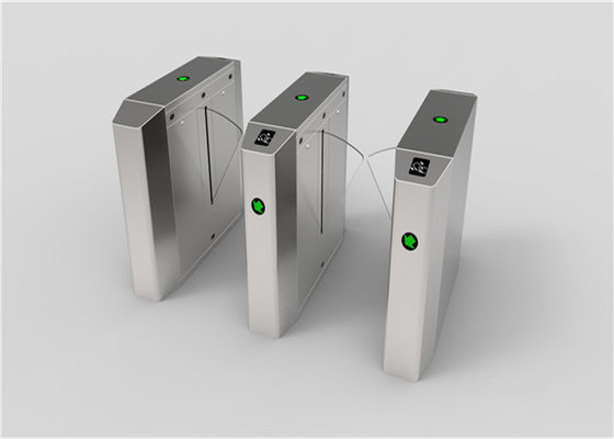 IP56 High Speed Gate Turnstile OEM RFID Facial Recognition Flap Barrier