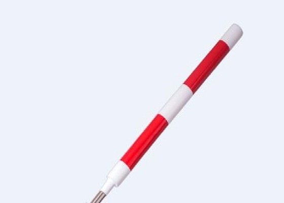 Stainless Steel Round Security Gate Arms High Reliability Red And White