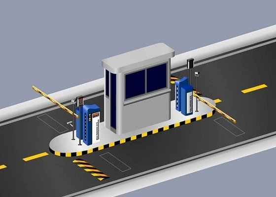 DC 12V / 24V RFID Parking Management System Including Control Box Barrier Gate
