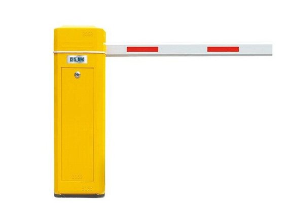 Yellow Vehicle Access Barriers / Multi Functional Car Park Entry Barriers