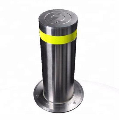 Anti Crash Automatic Retractable Bollards , Lifting Electric Parking Bollards