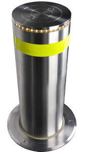 Hard Semi Automatic Rising Bollards With Manual Key Lock And Release