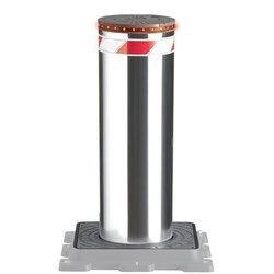 Anticollision Remote Control Driveway Bollards , Retractable Parking Bollards