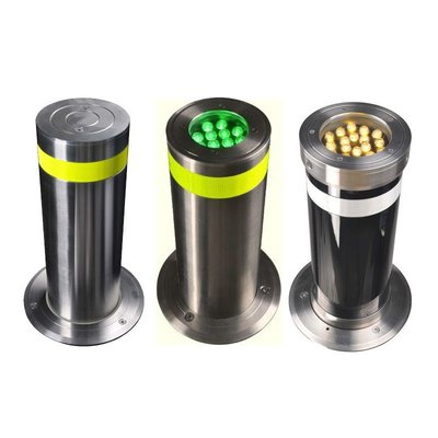 Polished Surface Electric Automatic Rising Bollards For Urban Transportation