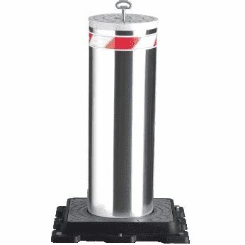 Anti Crash Automatic Retractable Bollards / Compact Structure Electric Security Bollards