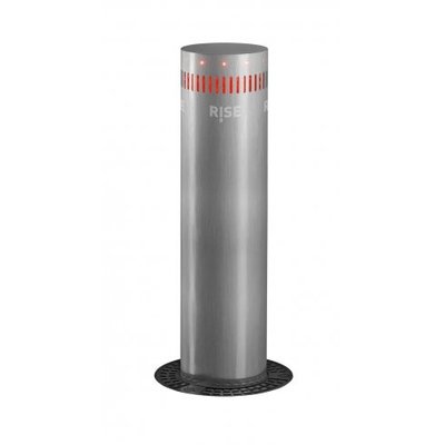 Long Using Life Automatic Rising Bollards 219mm Diameter Polished Surface