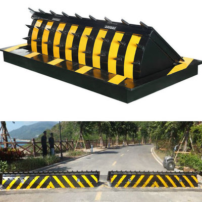 Waterproof Road Security Barriers / Welding Cylinder Road Security Systems