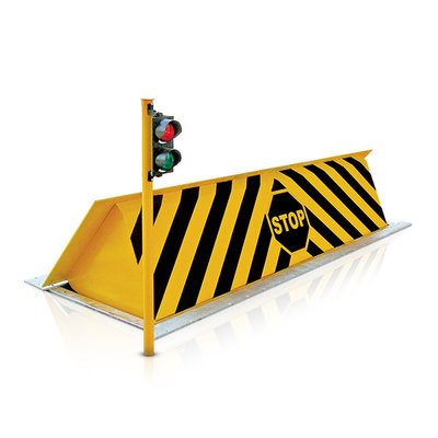Entrance Points Hydraulic Road Blocker Permanently Pre Embedded Box