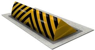 Anti Collision Hydraulic Road Blocker With Liquid Crystal Display 120 Tons