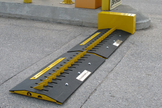 Security Road Block Barrier , Rising Road Blocker Gang Control Interface