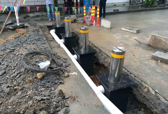 Anti Crash Automatic Rising Bollards For Military And National Important Institutions
