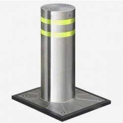 Custom Made Automatic Parking Bollard / Hydraulic Drop Down Bollards