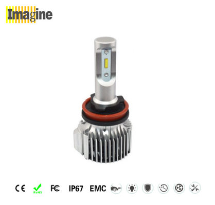 Automotive led headlight bulbs, Waterproof Canbus Led Headlight Bulbs 50w , H11 Led Headlight Conversion Kit