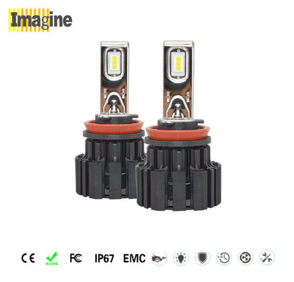 led headlight conversion kit, H8 H9 H11 LED Headlight Bulb Kit 50w 6600lm 6000k All In One LED Car Lighting