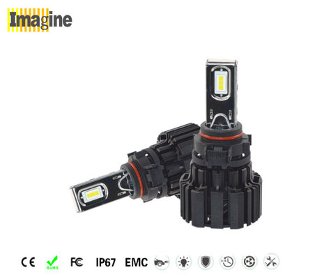 Energy Saving 6000k LED Headlight Bulb Kit 11-30VDC 6800lm Better Light Focus, led replacement bulb