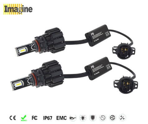Waterproof LED Headlight Bulb Kit , 6800lm Motorcycle Led Headlight Conversion Kit