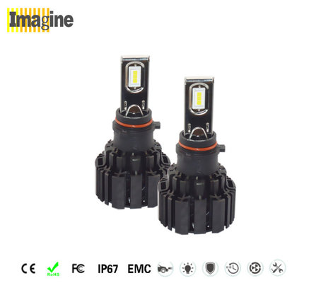 Automotive led headlight bulb, P13W Fanless Led Headlight Kit 8000lm 6000k Low Power Consumption For Vehicle Lighting