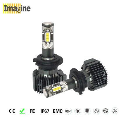 LED headlight conversion kit, IP67 High Power Led Headlight Bulb H7 11-30VDC With 50000 Hours Life Span