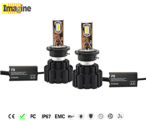 Aluminum Alloy D1 LED Headlight Bulb Kit 6000K 6800LM Auto Led Lamp 50 Watt