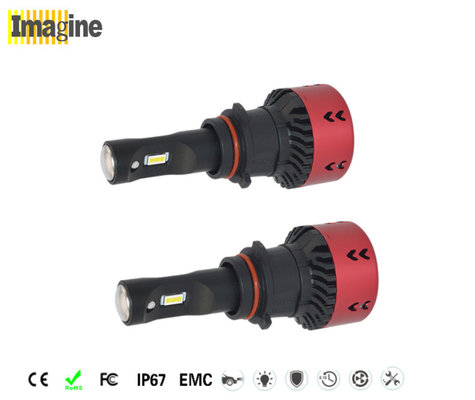 LED headlight conversion kit, automotive bulb, PSX26 12 Volt Led Headlight Bulb Kit 9600lm With 6063 Aviation Aluminium