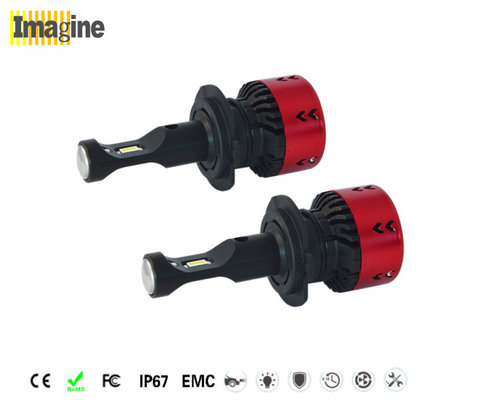 High Low Beam plug and play Led Headlights Bulbs , 36w 4800lm 6000K IP67 Led Car Headlamps