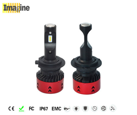Super Bright H7 Headlight Bulbs 36w 4000 Lm 6000K