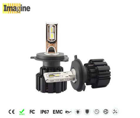 Plug And Play led headlight bulb, H4 Led Headlight Bulbs High Low Beam , Led Headlamp Conversion Kit
