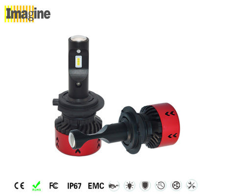 High Power H7 Led Replacement Headlight Bulbs , Motorcycle Led Headlight conversion Kit