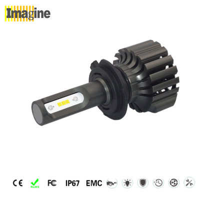 Universal H7 Led Car Headlight Bulbs 36w 6000K L1S IP67 High Brightness With Fan
